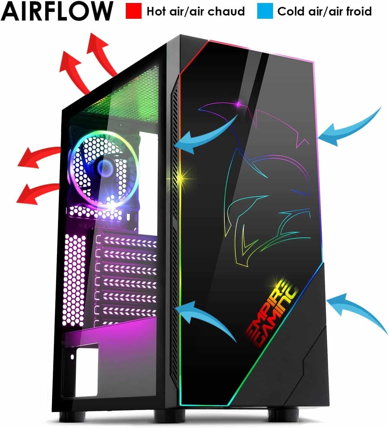 Caja PC Gamer Spartan EMPIRE GAMING