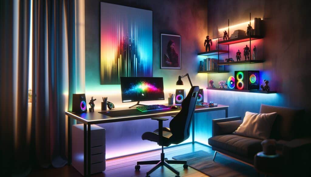 Iluminación RGB: cómo integrarla en tu setup - glowupgamer